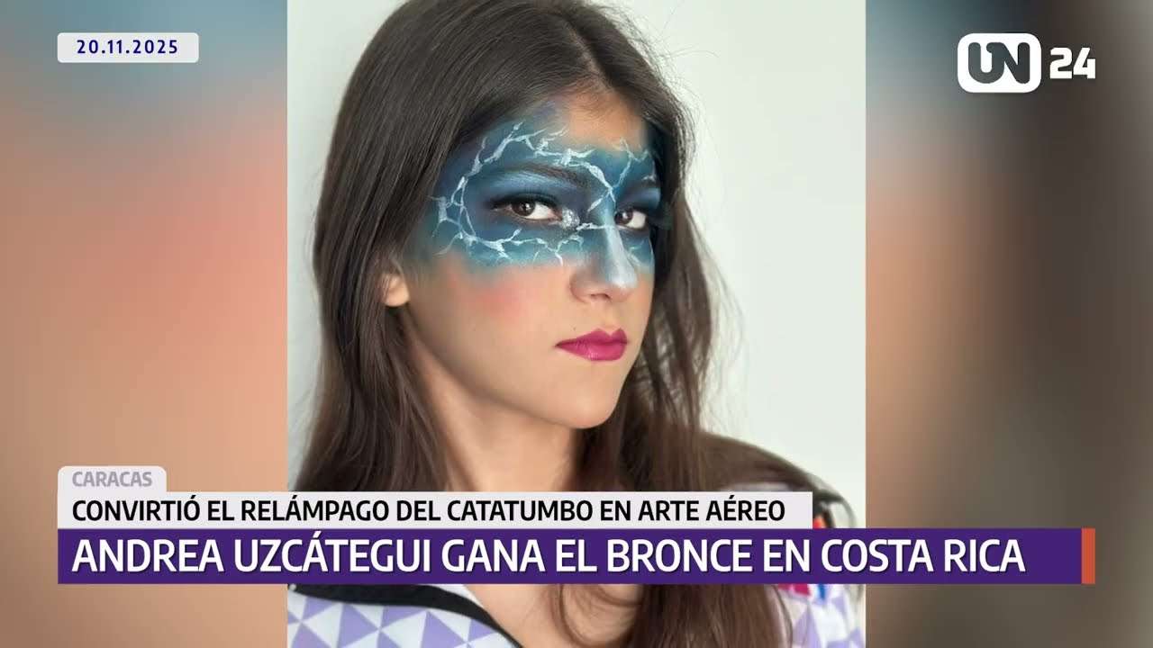 Andrea Uzcátegui crea arte aéreo del Relámpago del Catatumbo | Dateando